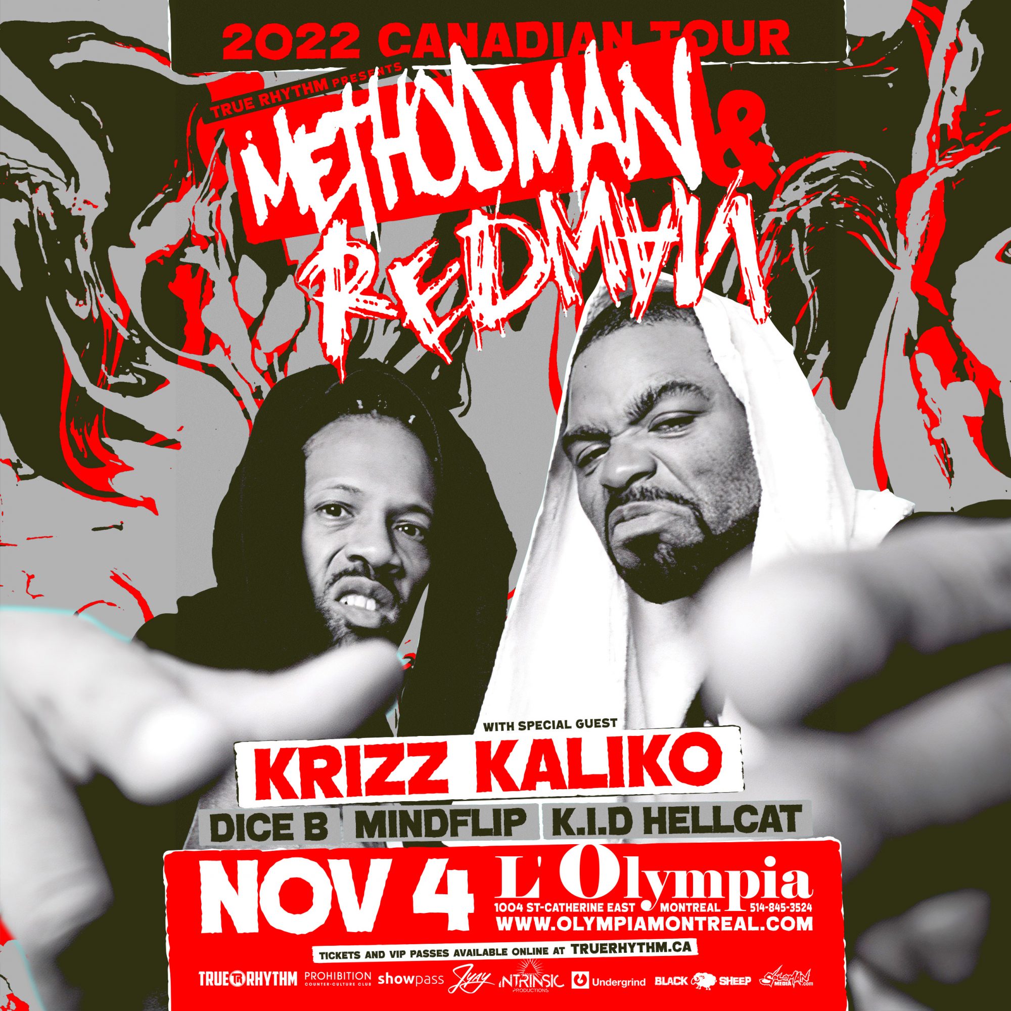METHOD MAN & RED MAN – Rickey D. Events